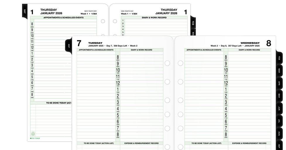 Choosing Your Day-Timer Planner Refills | Day-Timer